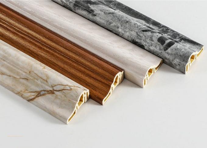 Graphic Design PVC Skirting Board Polyvinyl Chloride Plastic Skirting Trim