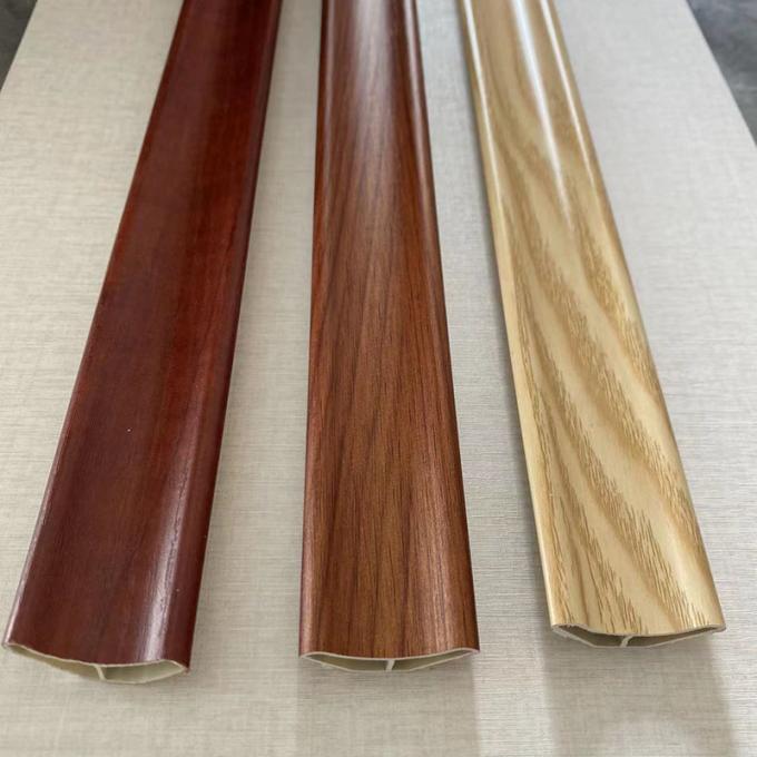Kitchen 5 Inch PVC Skirting Board Embossed Customization
