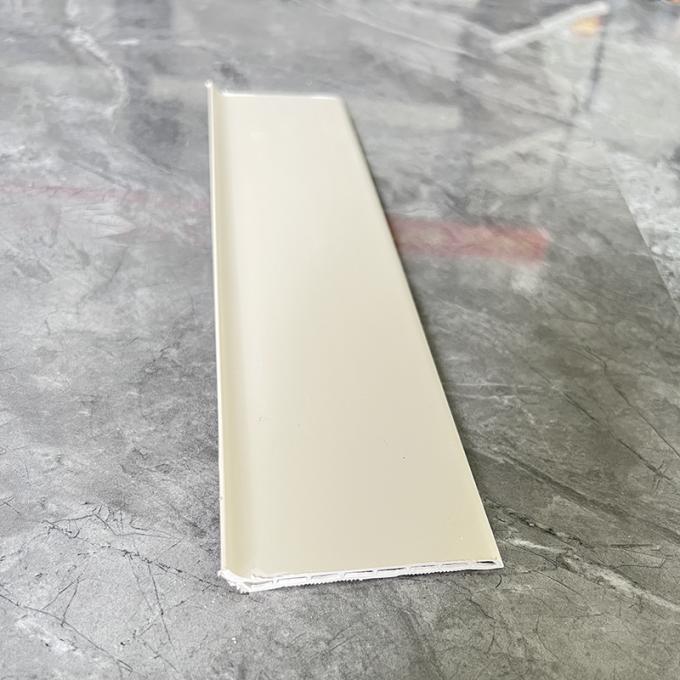 Customization 100mm Pvc Skirting Board 4mm Thickness For Schools
