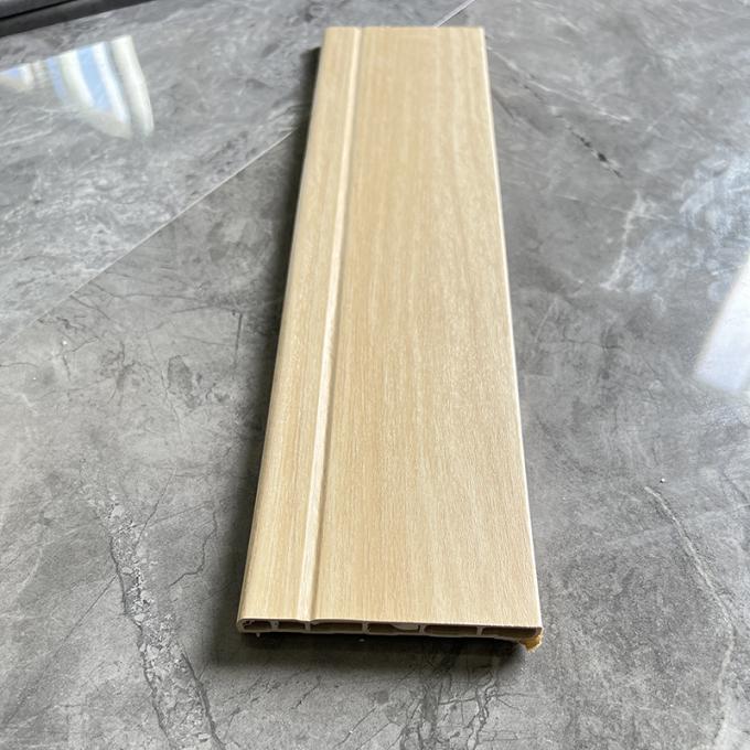 Solid 150mm White Pvc Skirting Board Waterproof