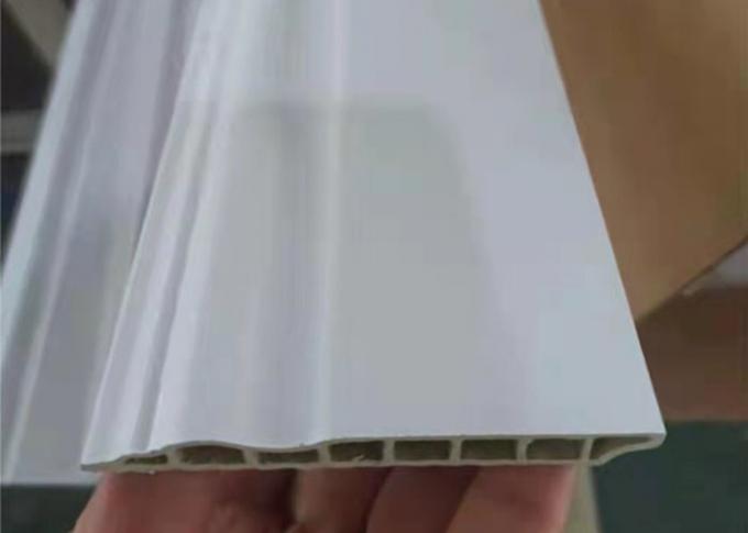 ISO9001 Decorative 150mm PVC Skirting Boards Hot Stamping