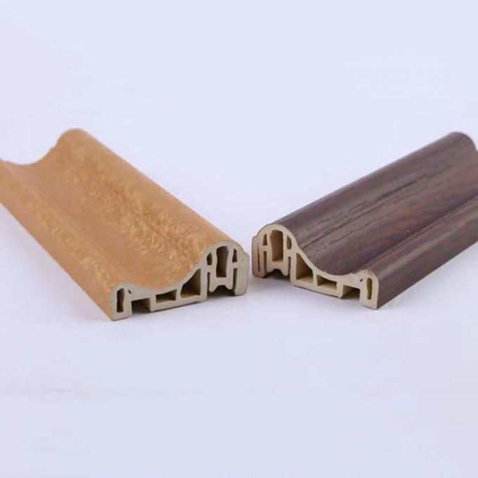 Polyvinyl Chloride Plastic Coated PVC Skirting Board Peel Resistance