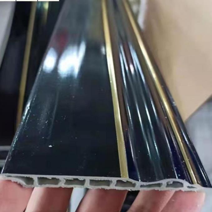 White PVC Skirting Board Laminate Floor Skirting Trim crack resistant