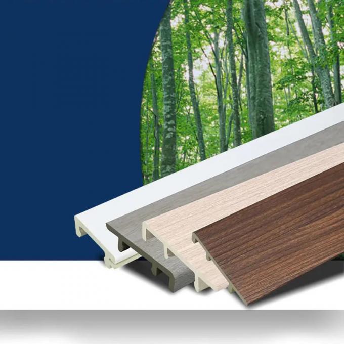 Outdoor Weatherproof Composite Skirting Board PVC Coated