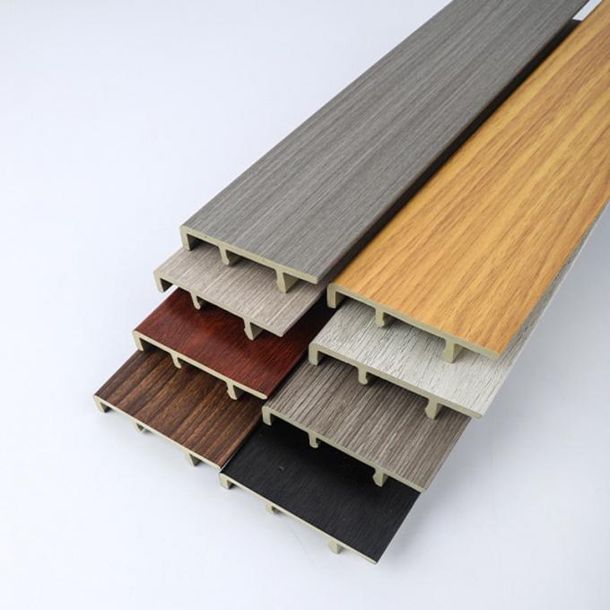 Outdoor Weatherproof Composite Skirting Board PVC Coated
